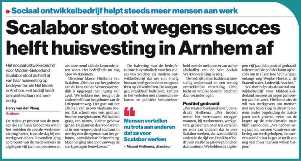 Jaarverslag 2023 - Scalabor